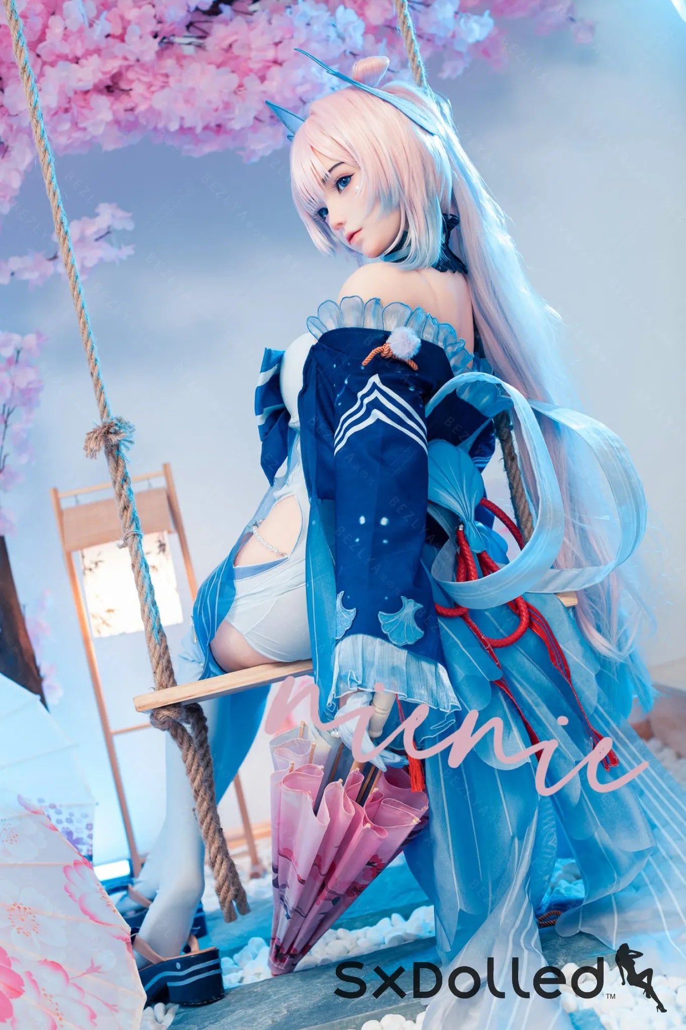 Yuzuki (D-Cup) (155cm) | Pink Hair Cosplay Japanese Sex Doll | Bezlya